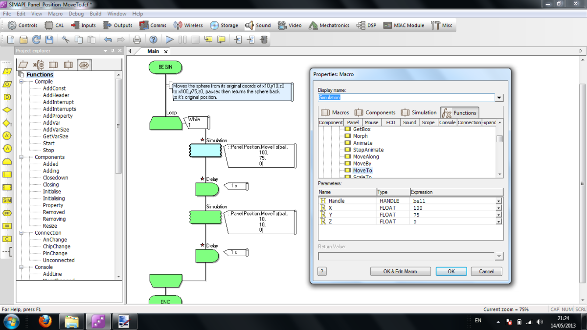 File:SIMAPI Panel Position MoveTo Pic0.png - Flowcode Help